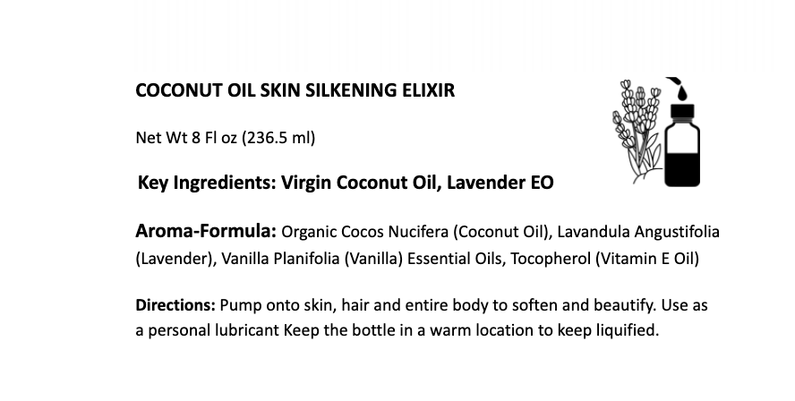 Coconut Oil Elixir – Journey's Mother Beauty Health and Fitness